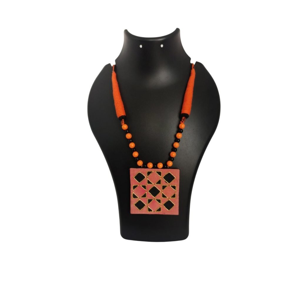 Chiti Necklace-Fabric Handmade Jewellery-by Rashmi's Art-RA014 - Equal ...